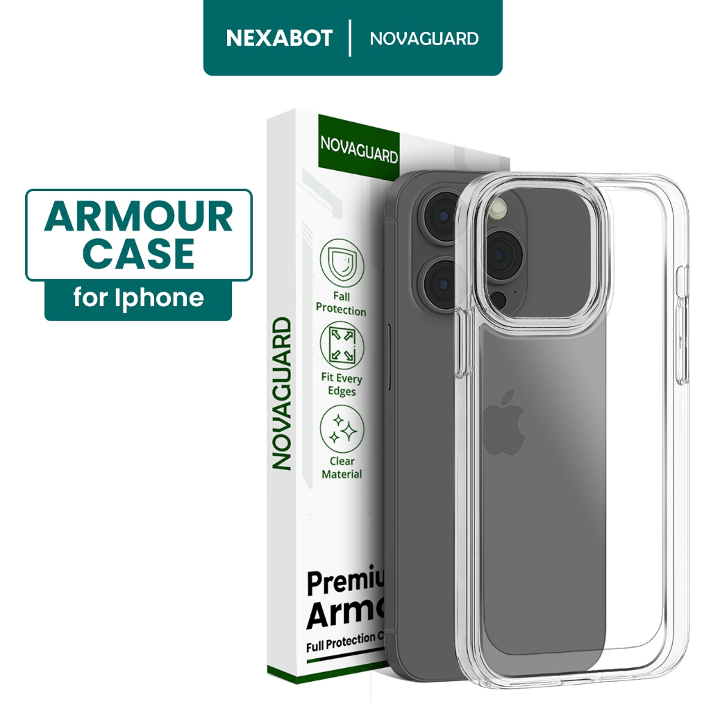 Jual Nexabot Hybrid Akrilik Clear Case for Iphone Case Transparan ...