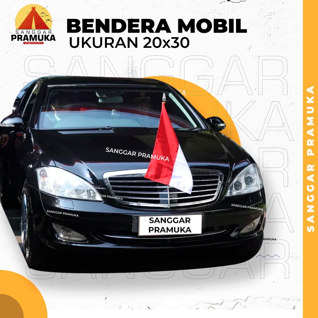 Jual Bendera Mobil / Bendera Merah Putih 20x30 / Bendera Indonesia ...