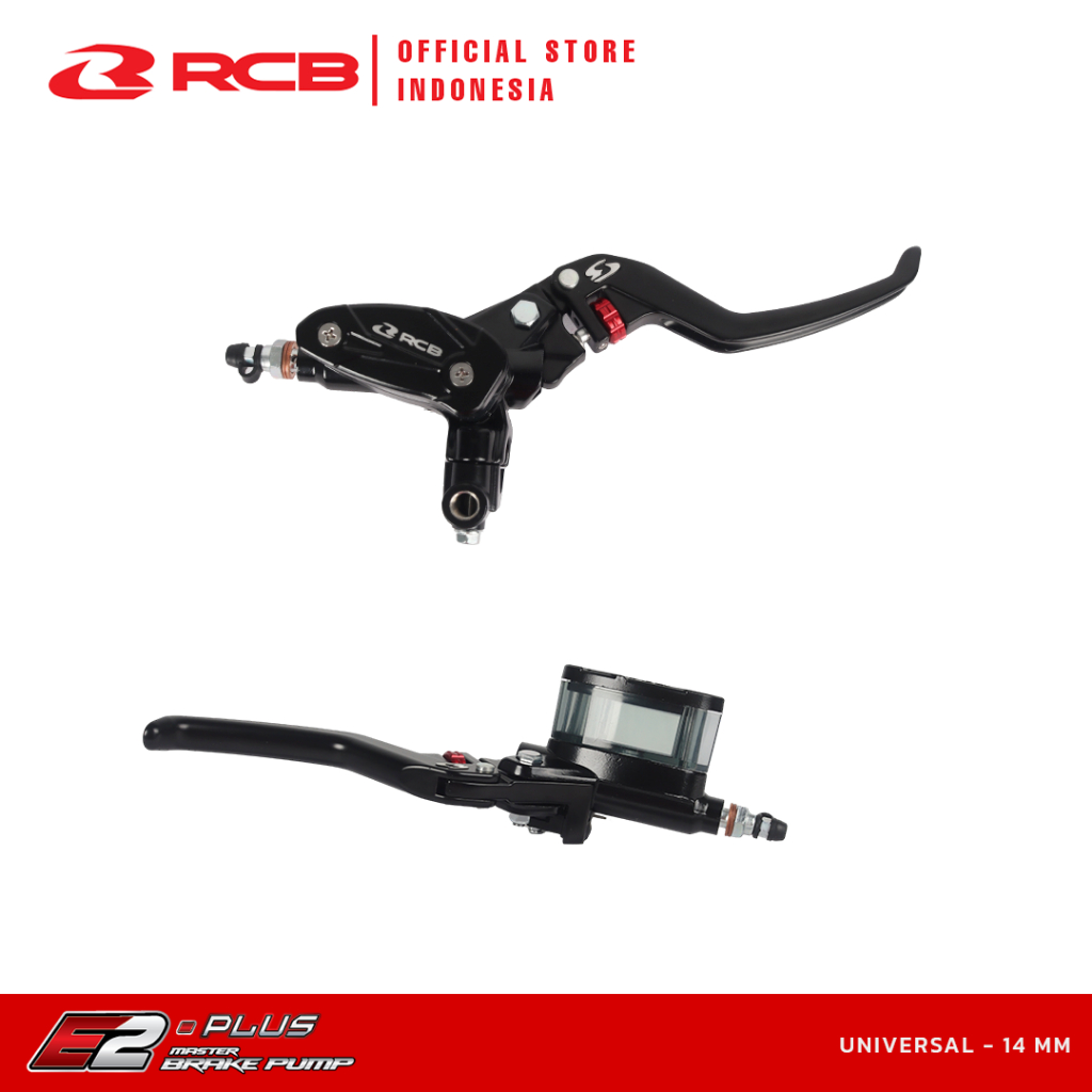 Jual RCB Master Brake Pump E2+ ( OVAL ) Universal - 14 MM [ Kanan / Kiri ] | Shopee Indonesia