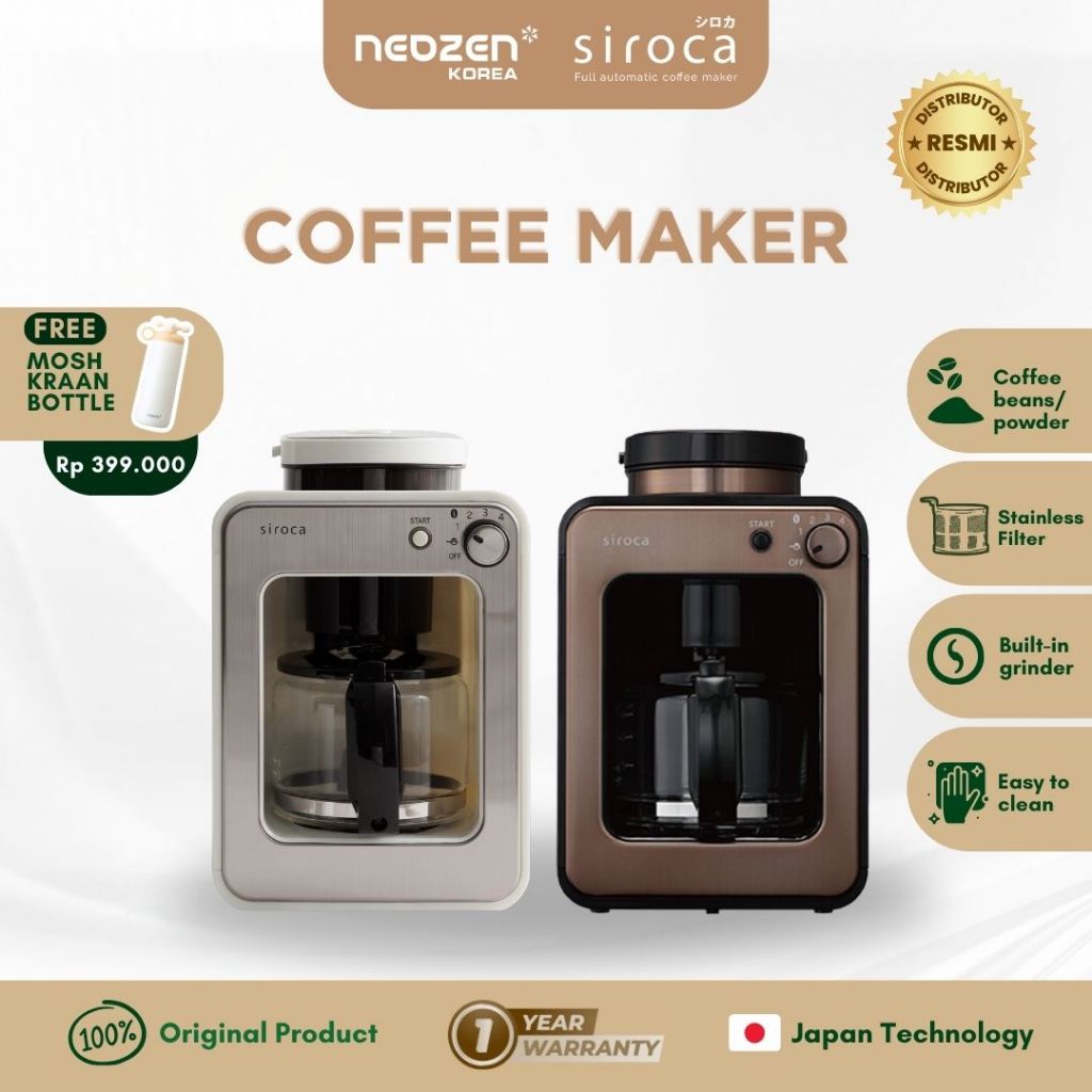 Jual Siroca Fully Automatic Coffee Maker 3 in 1 - Mesin Kopi Otomatis ...