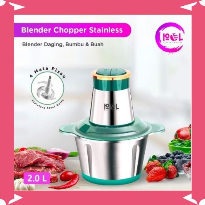 Jual Blender Daging Stainless Steel | Chopper Daging dan Bumbu | Shopee ...