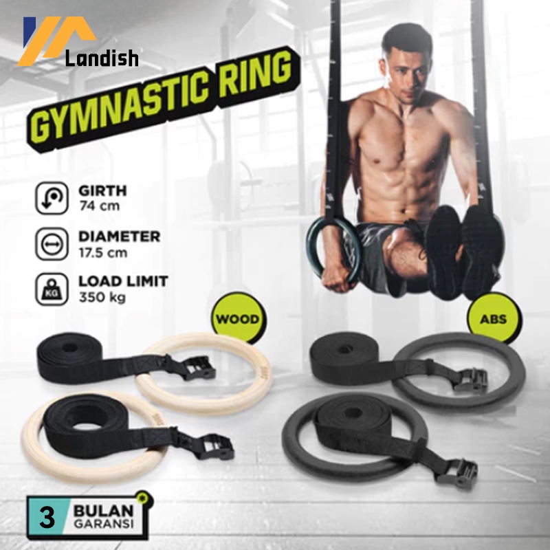 Jual Gym Ring | Svarga Gymnastic Ring | Cincin Senam Kayu,Birch Ring| Crossfit | Calisthenics ...