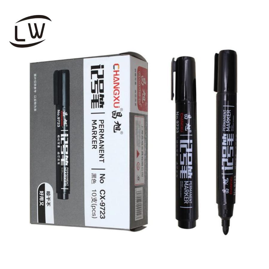 Jual PERMANENT MARKER/ SPIDOL PERMANEN / SPIDOL WARNA HITAM | Shopee ...