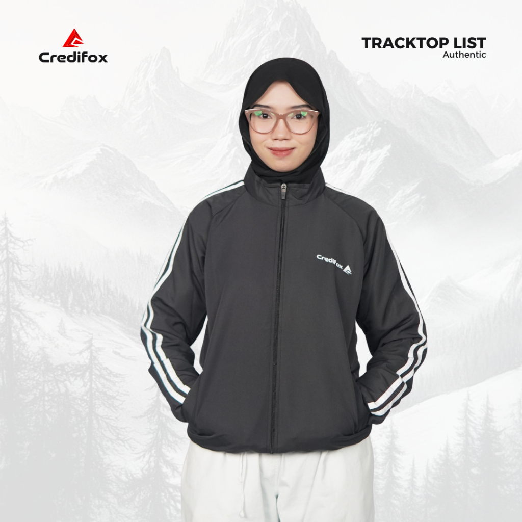 Jual CREDIFOX Jaket tracktop authentic pria dan wanita - jaket tracktop ...