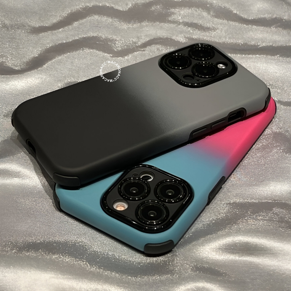 Jual Premium Matte Two gradient Colorful With AntiCrack Protection ...
