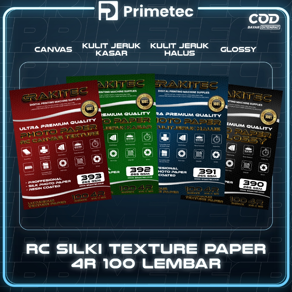 Jual Kertas Foto Silki 4R 100 Lembar Doff Silki Texture Kulit Jeruk ...