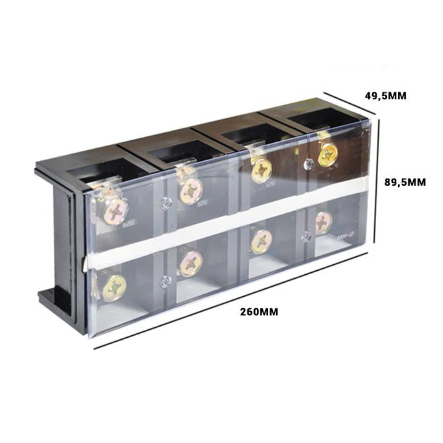 Jual Terminal Block Kaca 300A 4 Pole TC-3004 | Shopee Indonesia