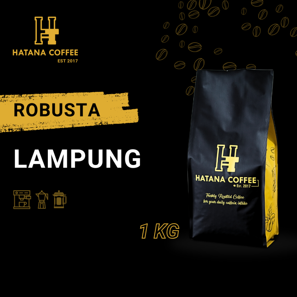 Jual Kopi Robusta Lampung 1 KG | Hatana Coffee | Shopee Indonesia