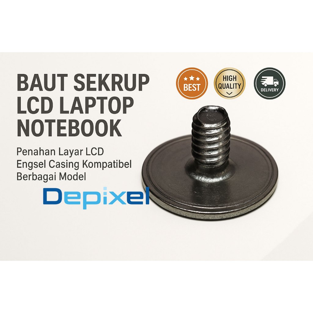 Jual Baut Sekrup LCD Laptop Notebook – Penahan Layar LCD Engsel Casing ...