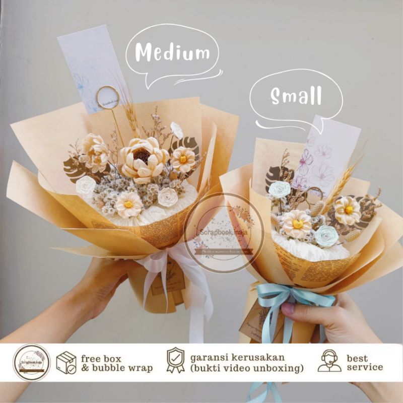 Jual Bucket Simple Dried Flower | Bucket Bunga Kering| Bucket Wisuda ...