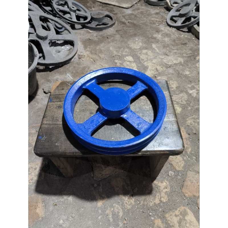 Jual PULLEY B2 10 INCH BESI COR | Shopee Indonesia