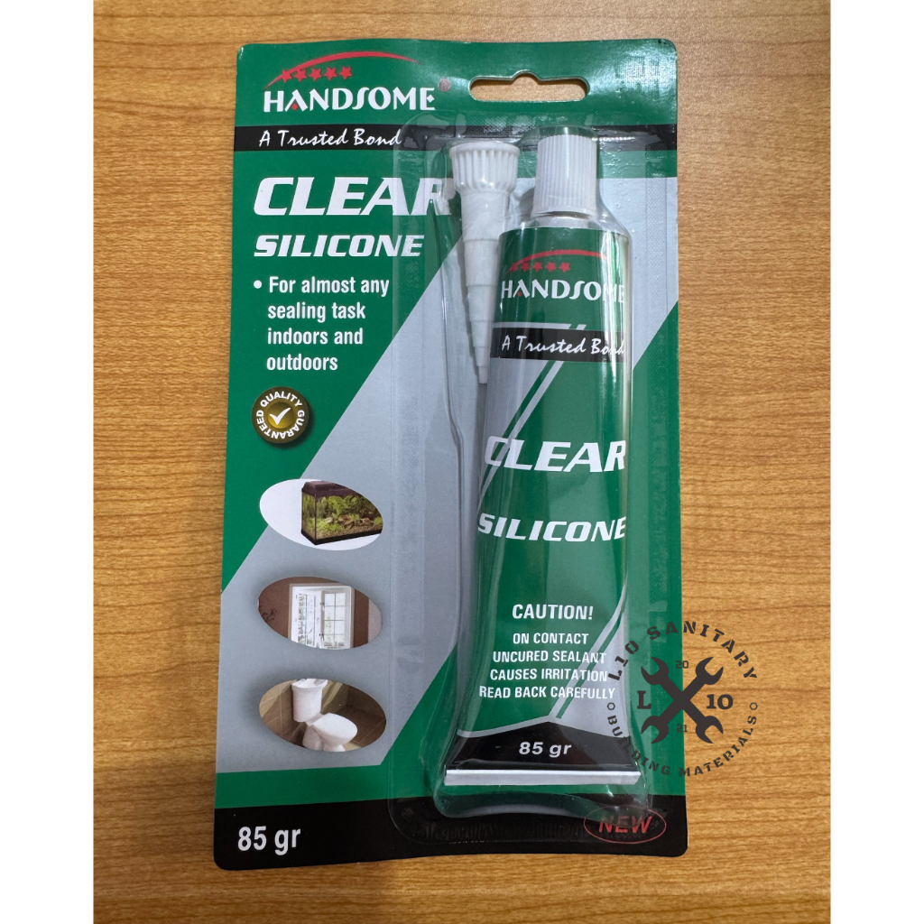 Jual * Lem Kaca HANDSOME Besar / Lem Kaca Sealant Bening Clear HANDSOME ...