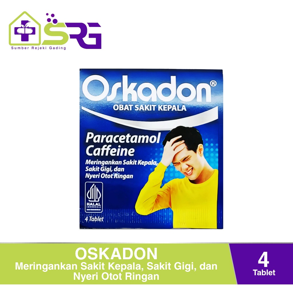 Jual Oskadon Isi 4 Tablet - Meredakan Sakit Kepala | Shopee Indonesia
