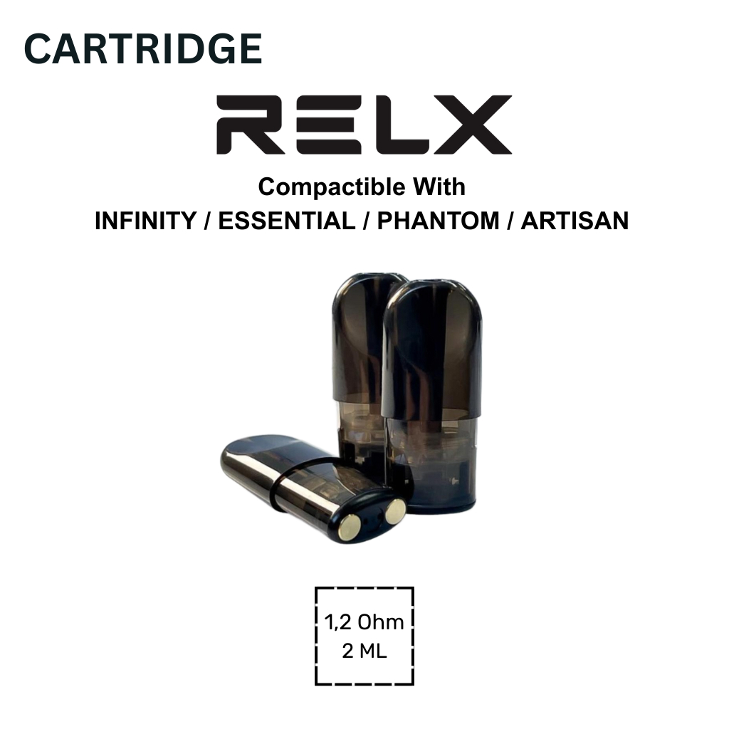 Jual RELX REL X Catridge Cartridge 1,2 Ohm Kompatibel DJOY RELX ...