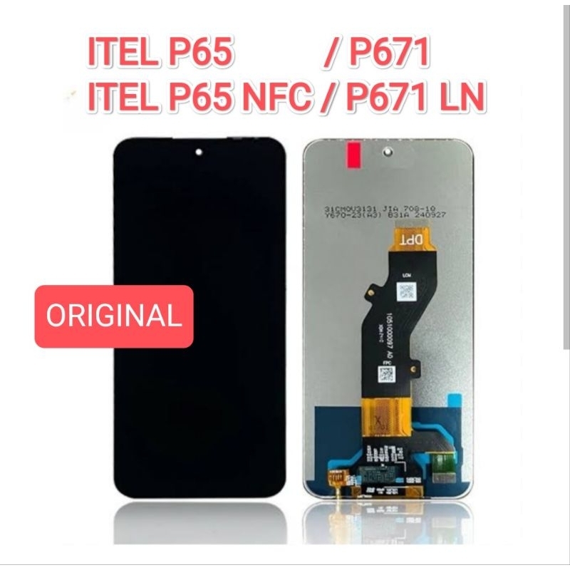 Jual LCD TOUCHSCREEN ITEL P65 NFC / P671LN / P671L | Shopee Indonesia