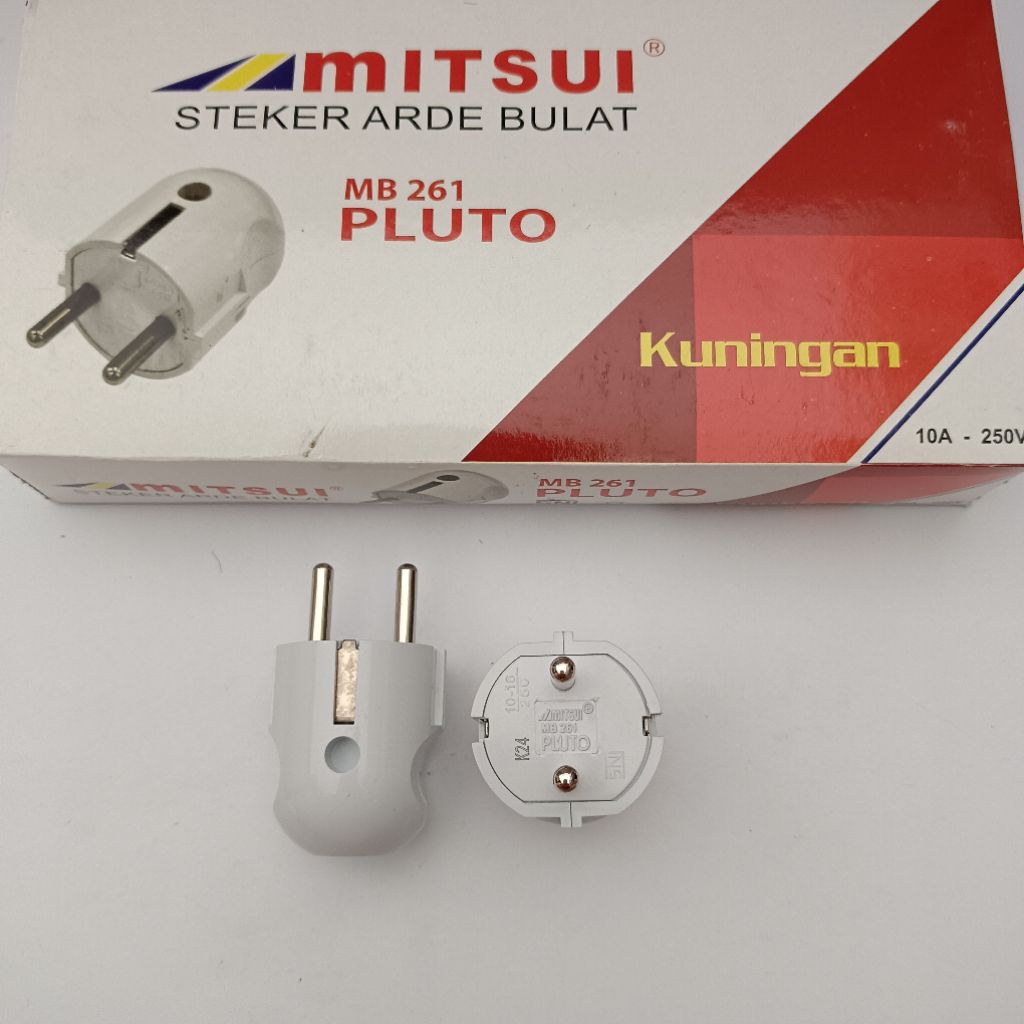 Jual STEKER ARDE BULAT MITSUI PLUTO / STEKER KEPALA COLOKAN LISTRIK ...