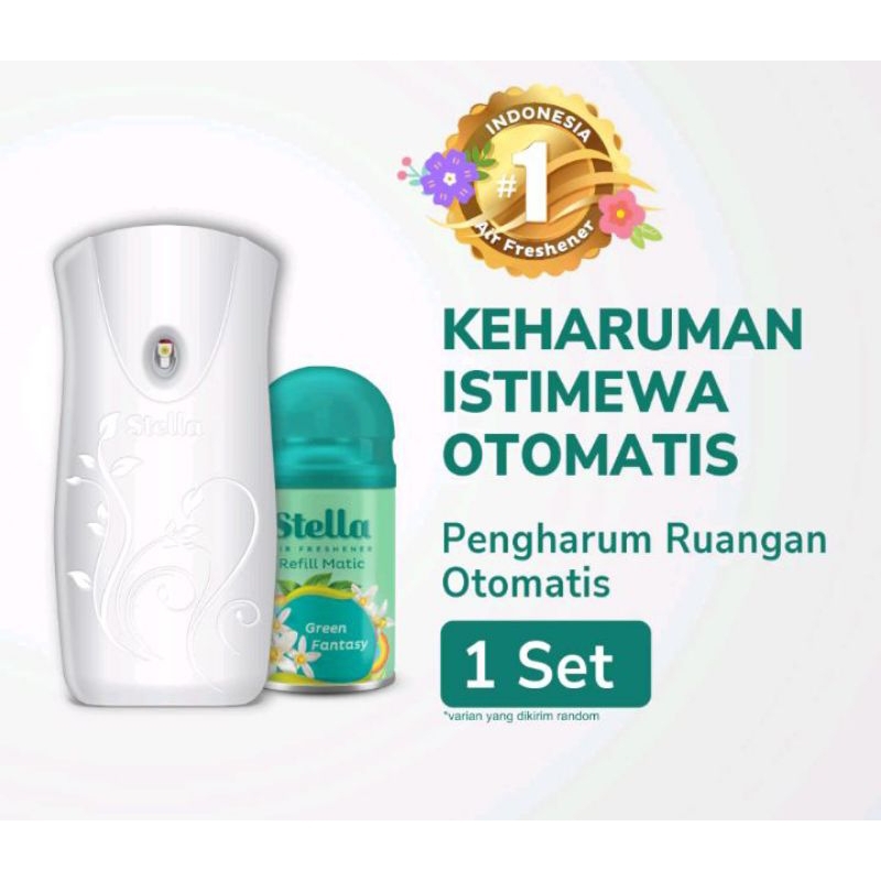 Jual STELLA Matic Box Set ( Set Mesin Pengharum Ruangan ) | Shopee ...