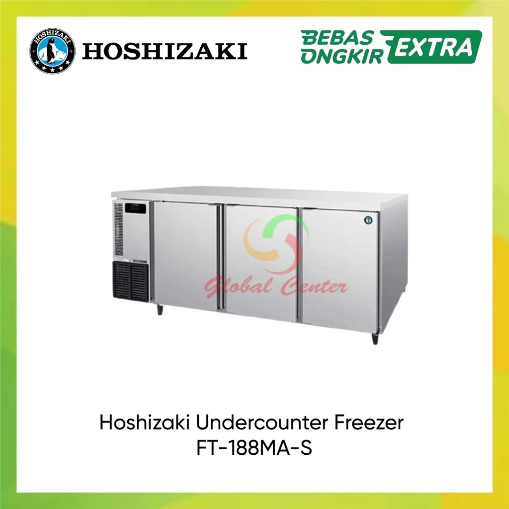 Jual HOSHIZAKI Undercounter Freezer FT-188MA-S 3 Door Under Counter Stainless Steel - GARANSI ...