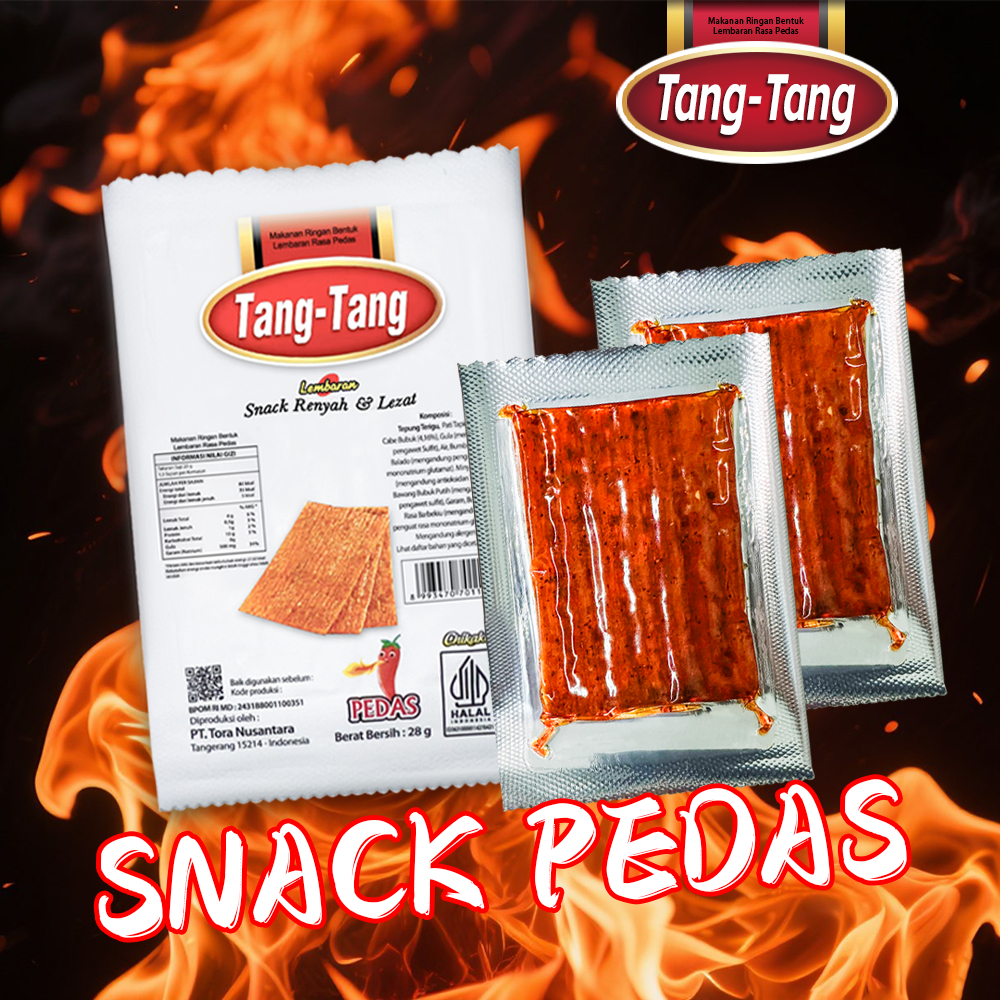 Jual Tang Tang Cemilan Snack Snack Pedas Renceng Halal Renyah Dengan ...