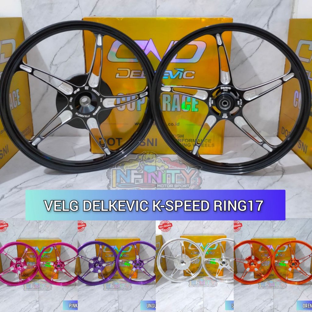 Jual Velg Delkevic Ring 17 Bintang Laut beat Scoopy Genio Vario 125 150 ...