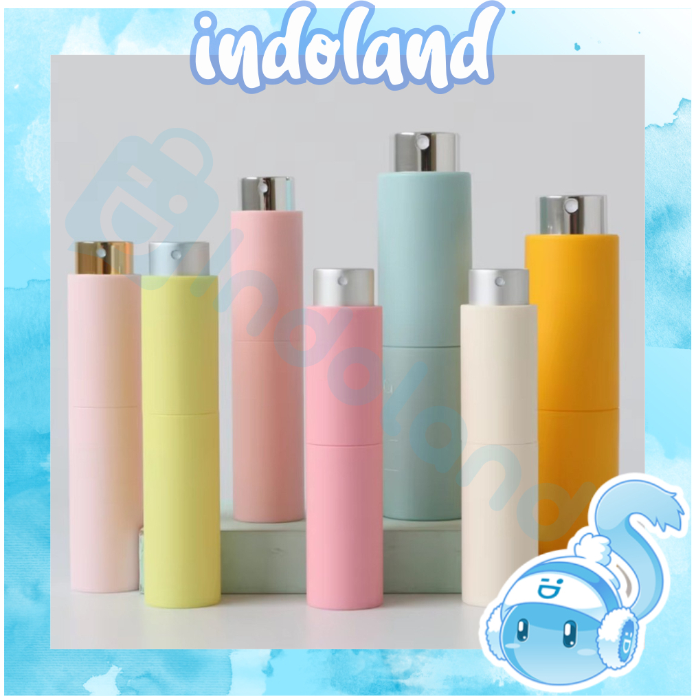 Jual INDOLAND Botol parfum twist and spray 10ml PASTEL edition - mini ...
