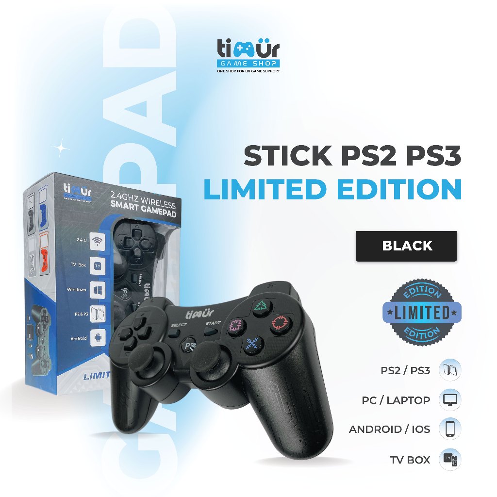 Jual Stick Stik Controller Gamepad PS2 PS3 PC Laptop Android IOS ...