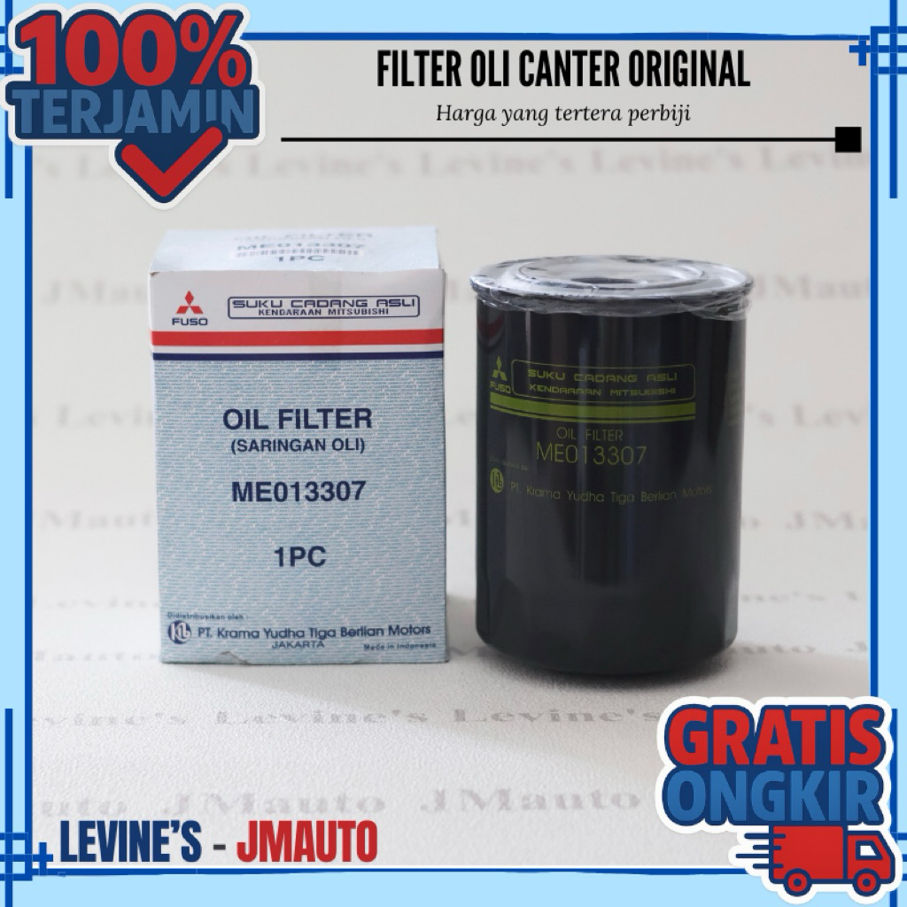 Jual Filter oli canter original ME013307 oil filter canter original ...