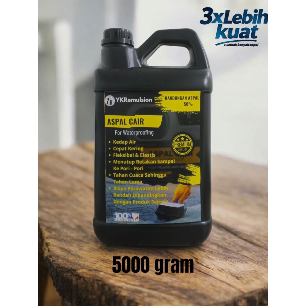 Jual ASPAL CAIR WATERPROOF " PREMIUM QUALITY" Kemasan 5 KG ( KANDUNGAN ...