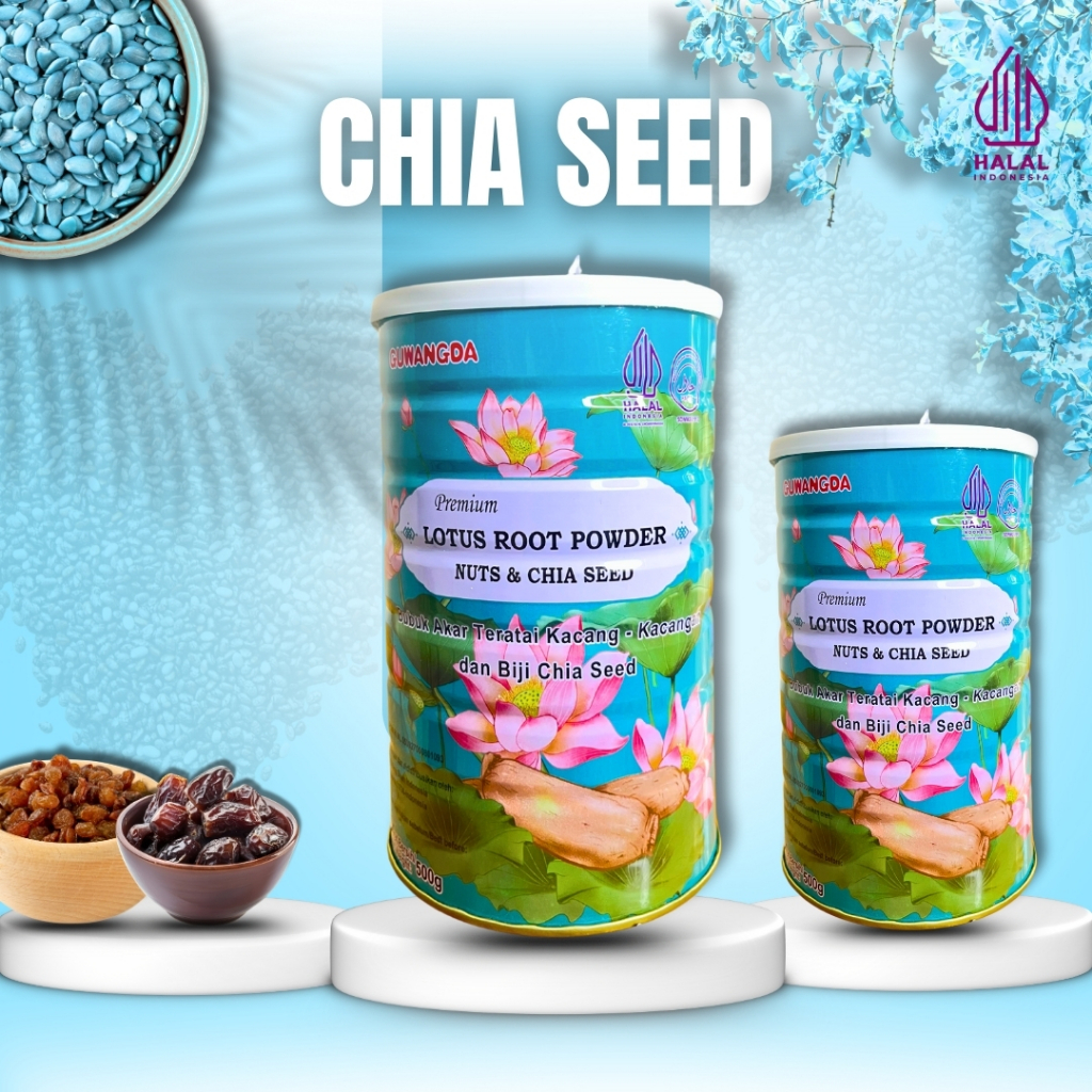 Jual Chia Seed Nut Instant Soup OUFEN Lotus Root Powder/Bubuk Akar ...