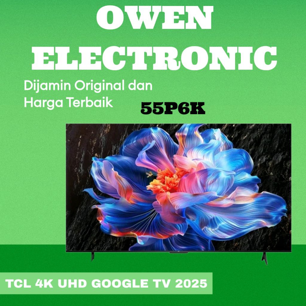 Jual TCL 55P6K/ P6K QLED 4K UHD Smart Google TV 55 Inch - HVA PANEL ...