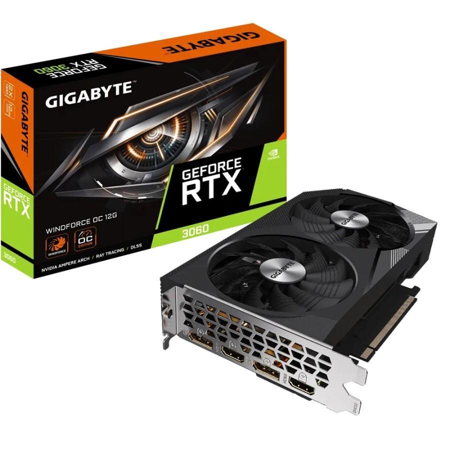 Jual GIGABYTE GEFORCE RTX 3060 WINDFORCE OC 12GB GDDR6 | Shopee Indonesia