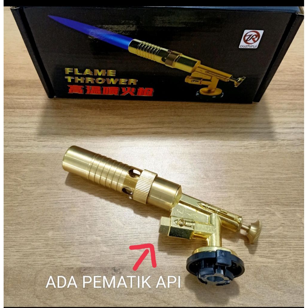 Jual Flame Gun Manual Full Tembaga - Gas Torch Portable , Zinc, Korek ...