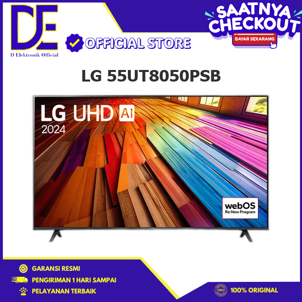 Jual LG 55UT8050 Smart TV 55 Inch UHD 4K AI HDR 10 Pro 55UT UT8050 ...