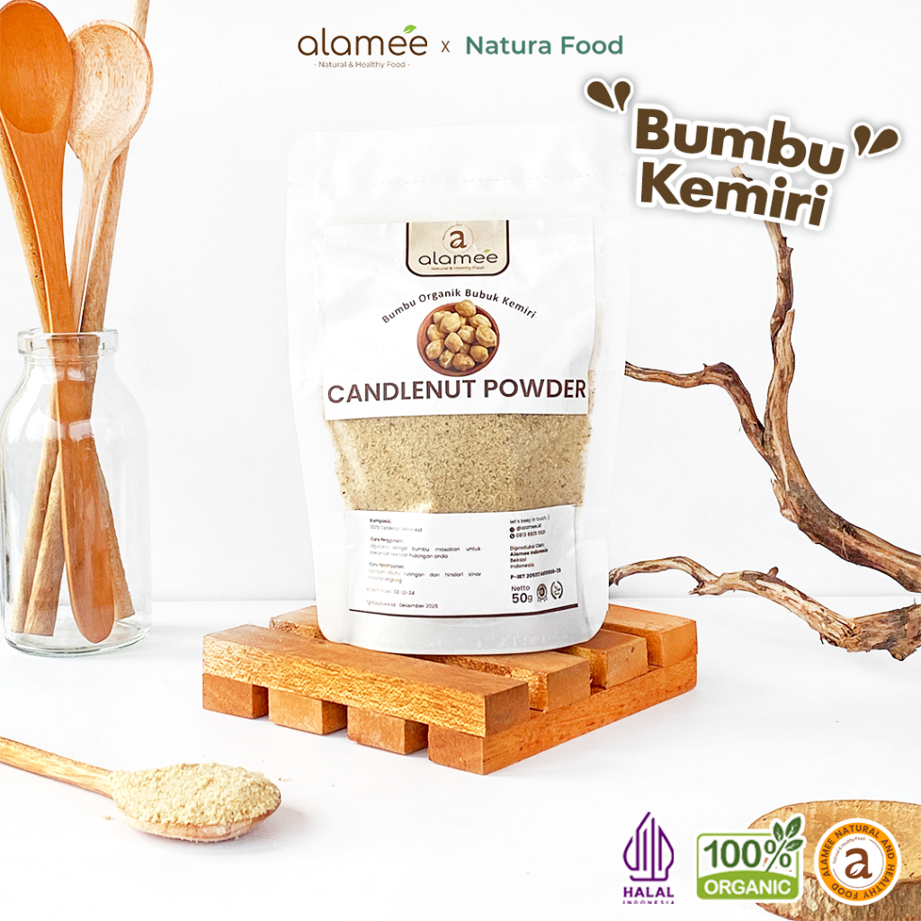 Jual ALAMEE Candlenut Powder Kemiri Bubuk Bumbu Dapur Organik Masak ...