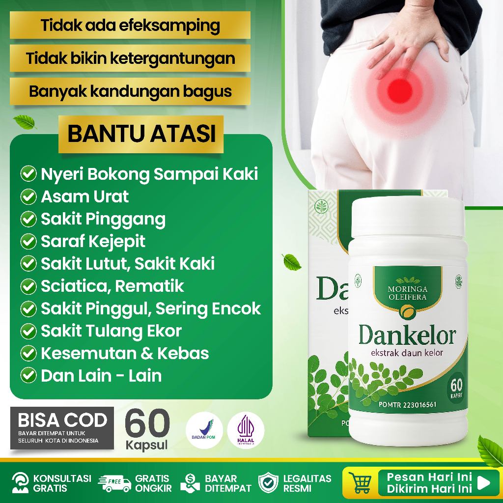 Jual Obat Nyeri Bokong Asam Urat Sakit Pinggang Belakang Saraf Kejepit ...