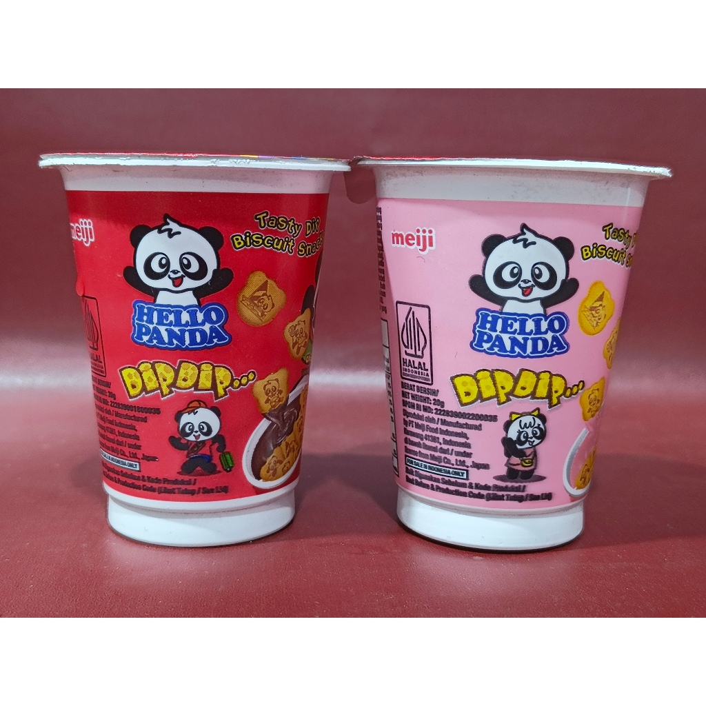 Jual Hello Panda Dip Dip Biskuit Isi Krim 20g - Chocolate | Strawberry ...