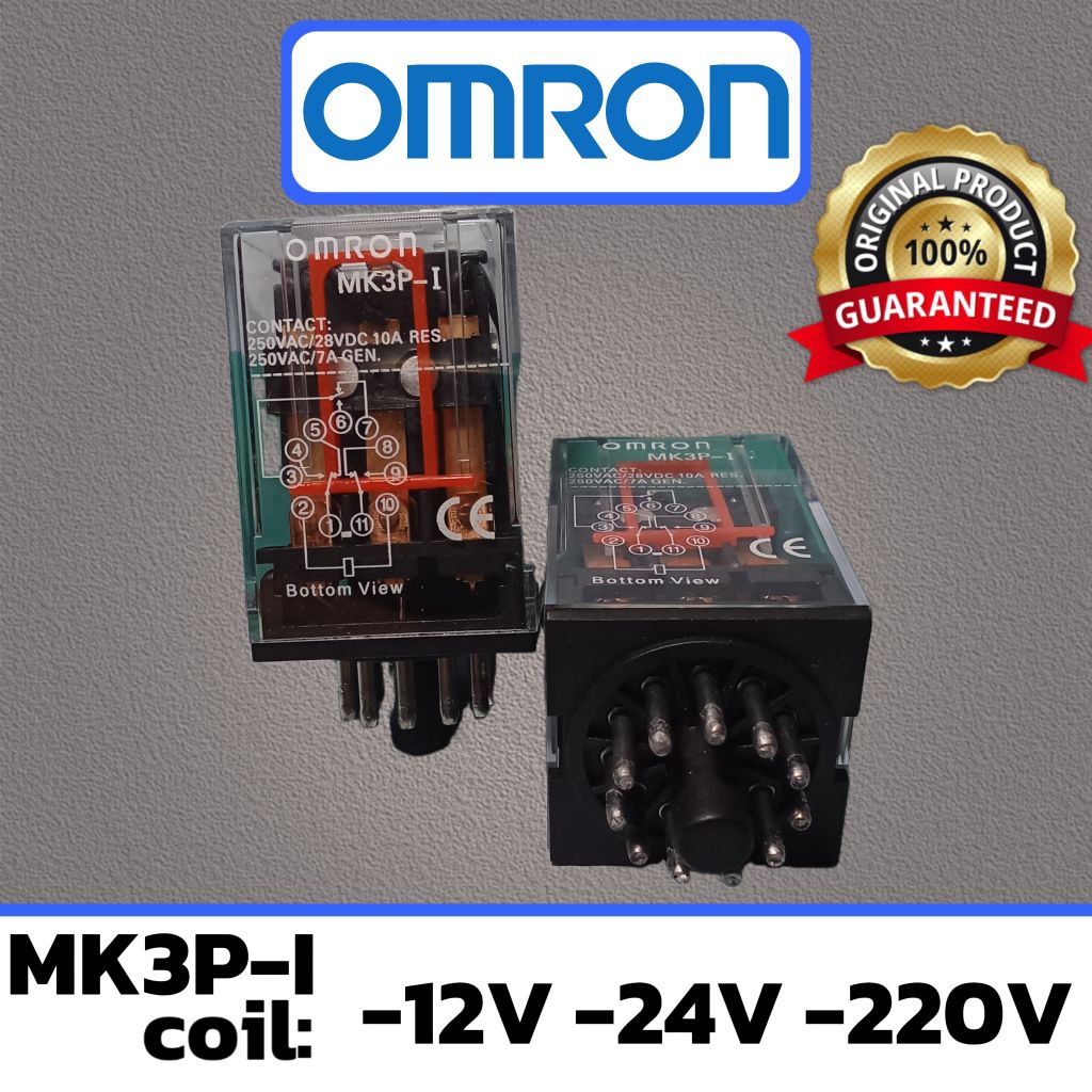 Jual relay omron MK3P 12vdc 10a 11pin original | Shopee Indonesia