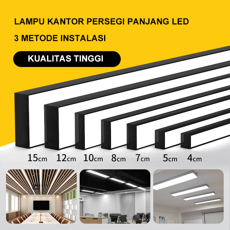 Jual LAMPU GANTUNG LED 24W 36W 48W 50W 68W 88W LAMPU KANTOR PLAFON ...