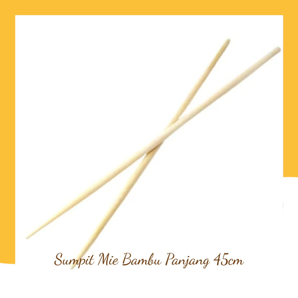 Jual Sumpit Mie/sumpit Donut Bambu Panjang 45cm (1 Pasang) | Shopee ...