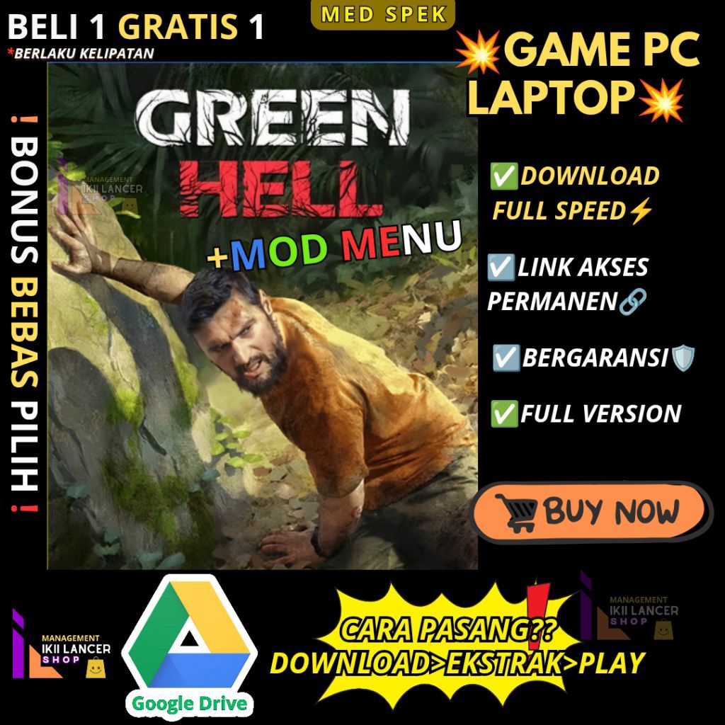 Jual Green Hell - PC LAPTOP GAMES - CARA INSTALL MUDAH! | Shopee Indonesia