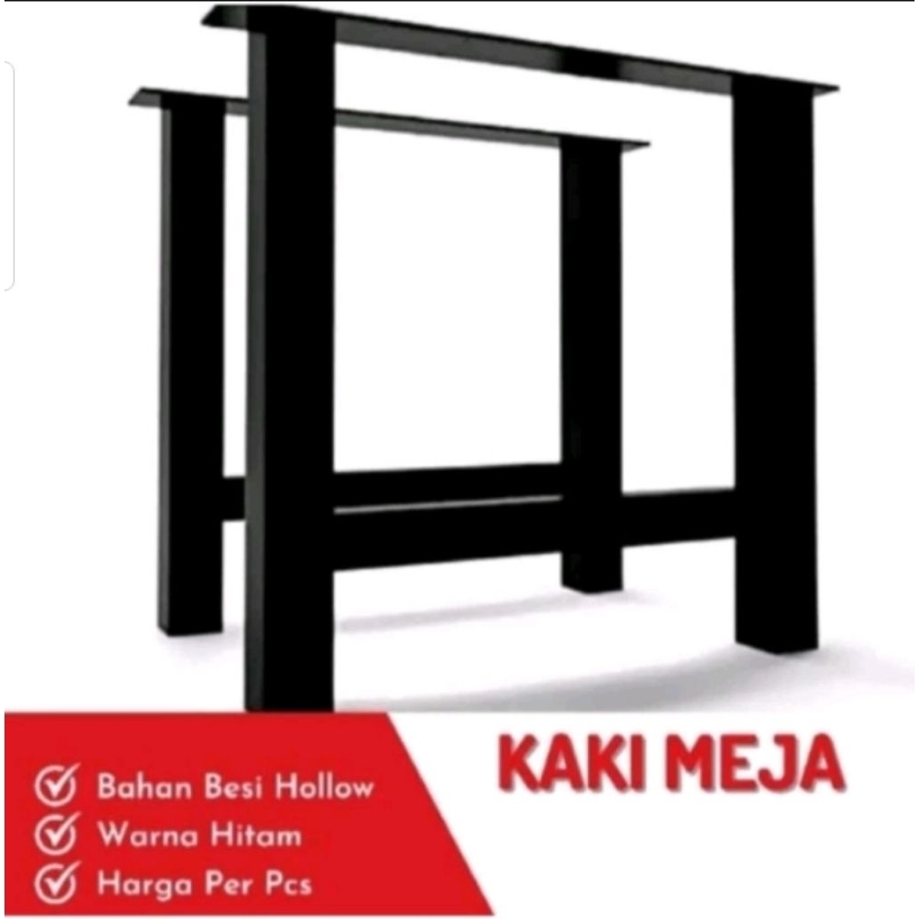 Jual kaki meja besi hollow ukuran lebar 50 cm x tinggi 50 cm | Shopee ...