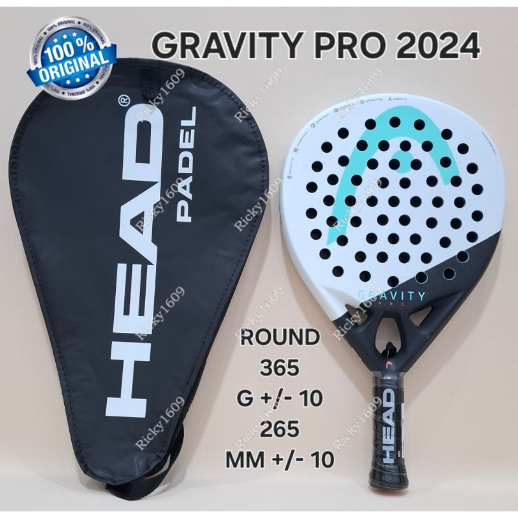 Jual HEAD PADEL RACKET GRAVITY PRO 2024 / RAKET PADEL HEAD GRAVITY PRO ...