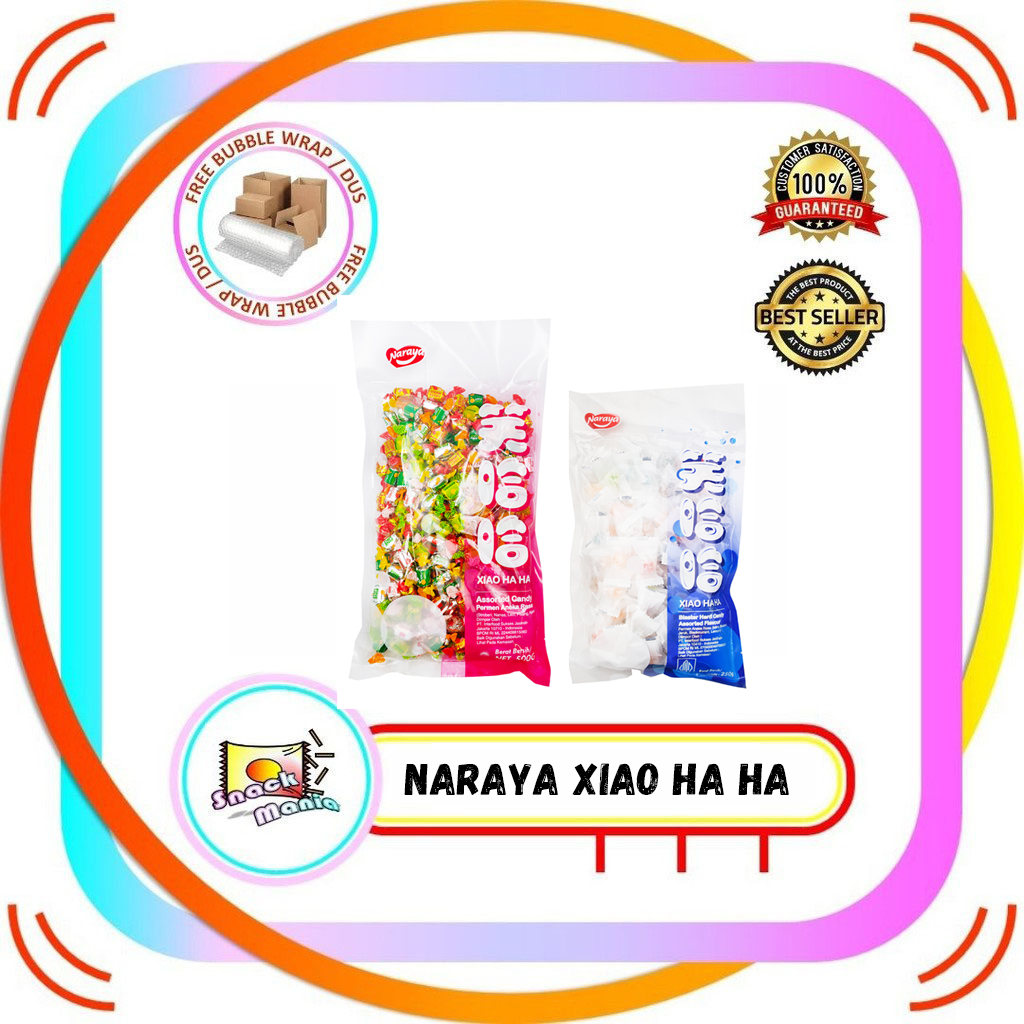 Jual Naraya Permen Xiao Ha Ha Assorted Candy Permen Aneka Rasa 500 gr & Blaster Candy 250 gr ...