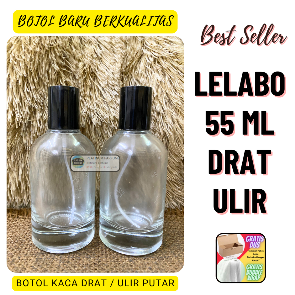 Jual BOTOL LELABO 55 ML DRAT ULIR PUTAR Harga Satuan LLB | Shopee Indonesia