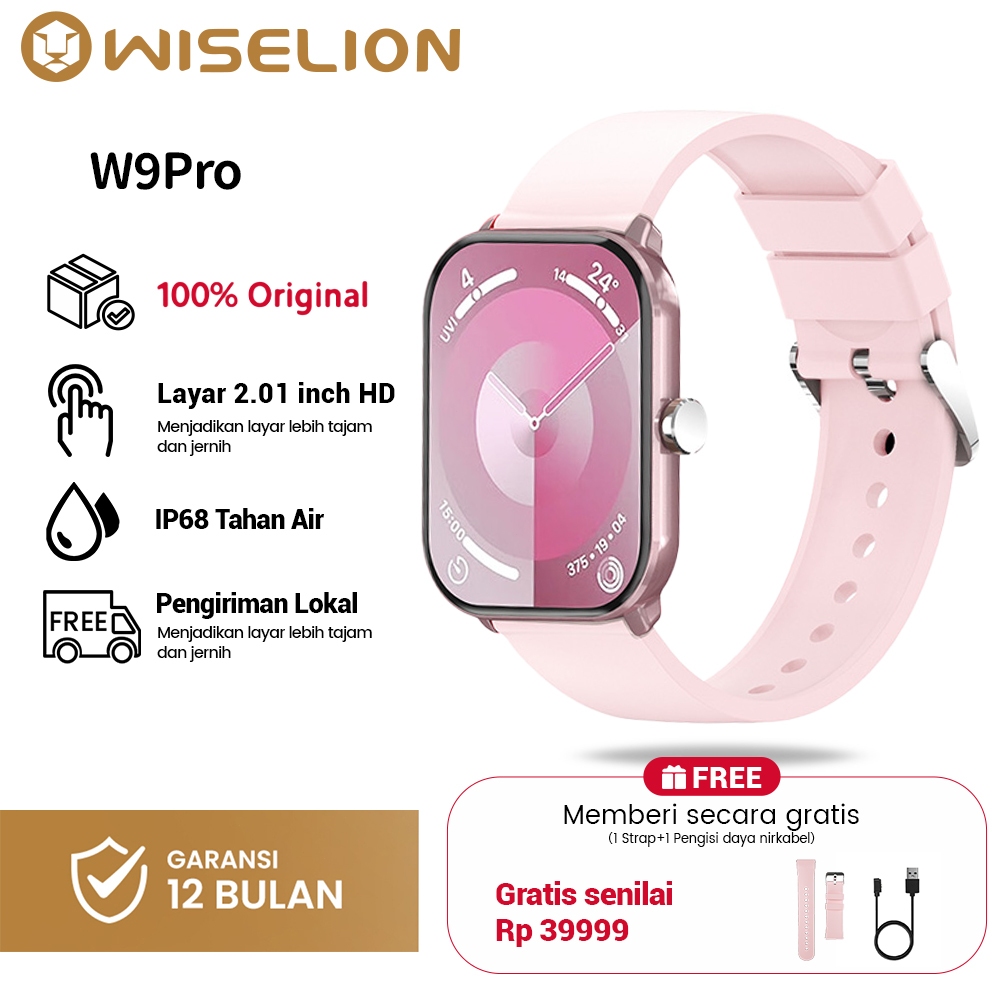 Jual Wiselion Smartwatch W9 Pro Jam Tangan Pintar Wanita | Smartwatch ...