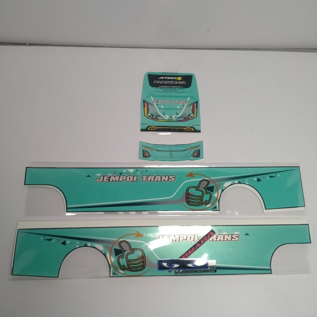 Jual Stiker livery Komang jempol trans miniatur bus | Shopee Indonesia
