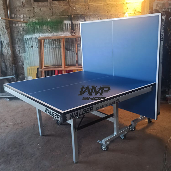 Jual Meja Pingpong Meja Tenis Meja Walger Classic Blue 25 mm Roda Jumbo - Si MANTAP | Shopee ...