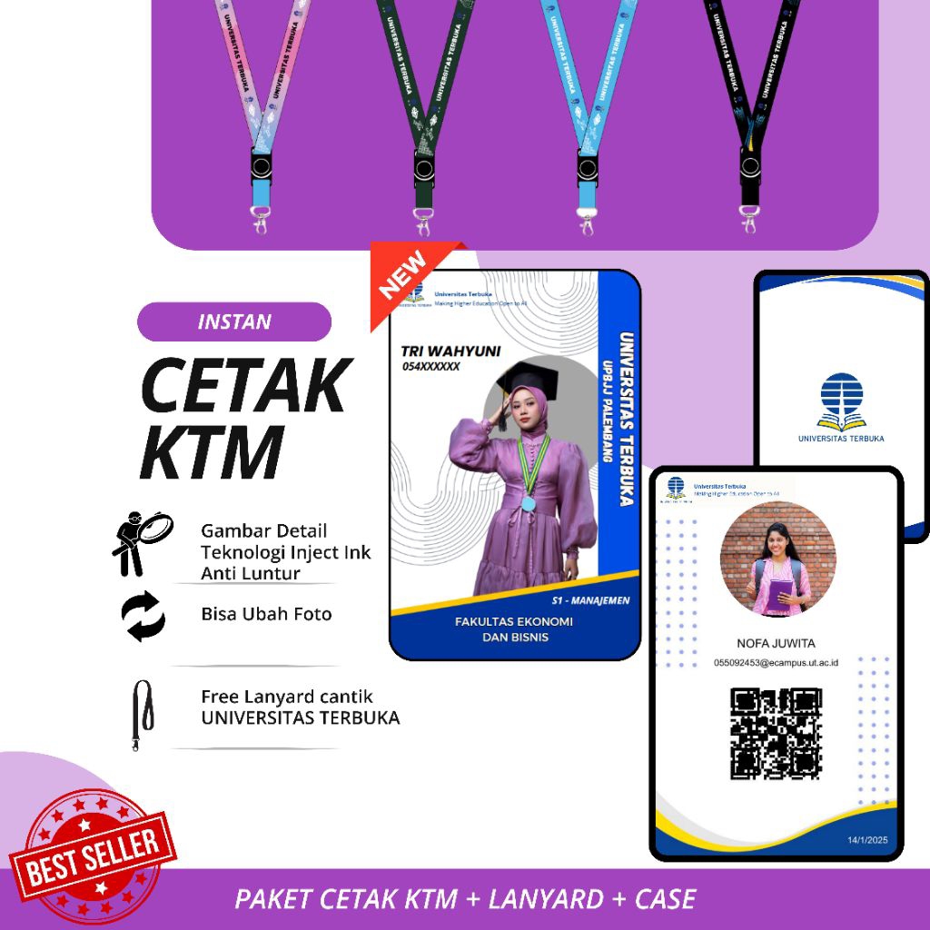 Jual Cetak E-KTM UT Layanan Online PREMIUM | Shopee Indonesia