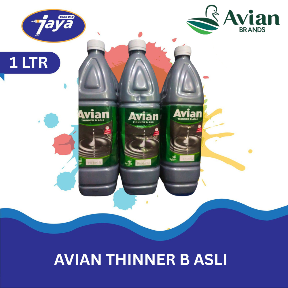 Jual Avian Thinner - Pengencer Cat Kayu Dan Besi (Thinner B Asli 1L / Thinner Enamel 1L ...