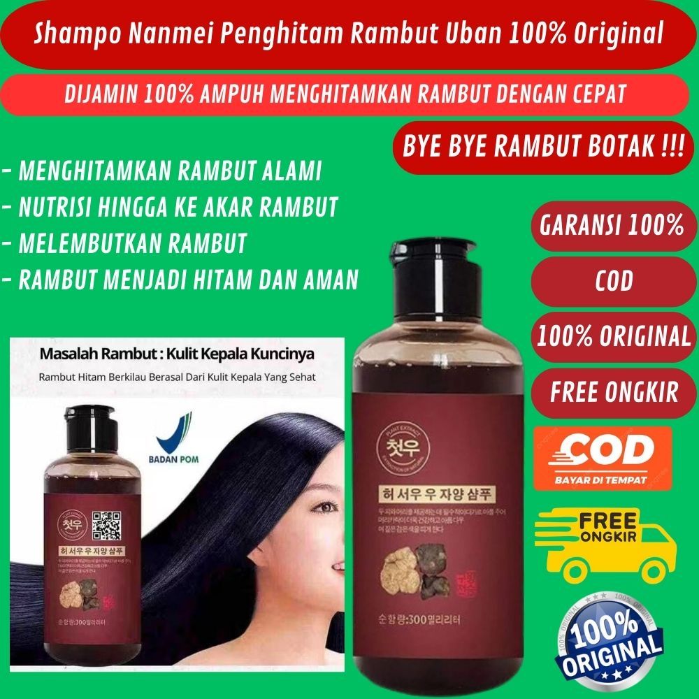 Jual Sampo Shampoo Shampo Sampho Penghitam Rambut Uban / Menghitamkan ...